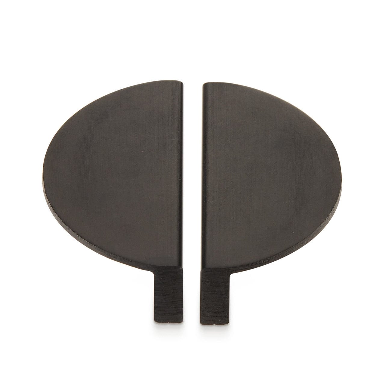 Matte Black Half Moon Pull 80mm I Mucheln – HardwareBox