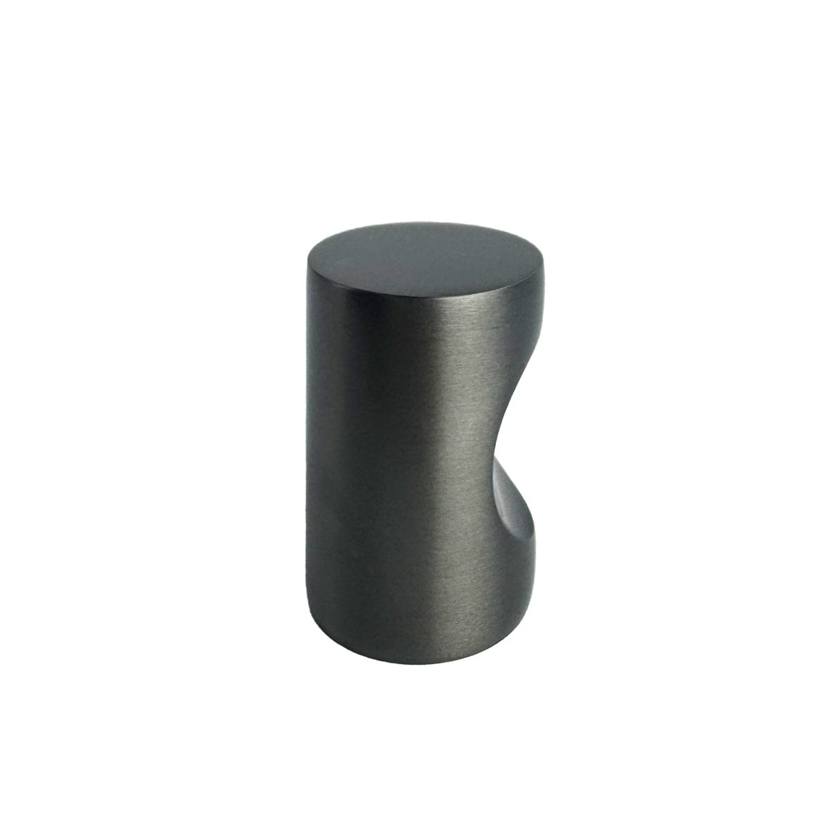 Gunmetal Grey Indent Finger Pull Cupboard Knob, 20mm – HardwareBox
