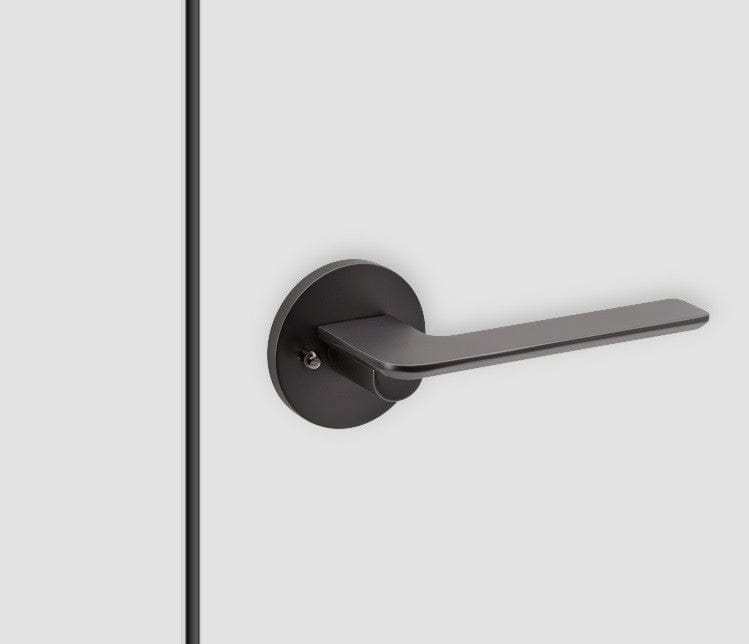 Gunmetal Grey Privacy Door Handle 63mm | Mucheln Edge Series – HardwareBox