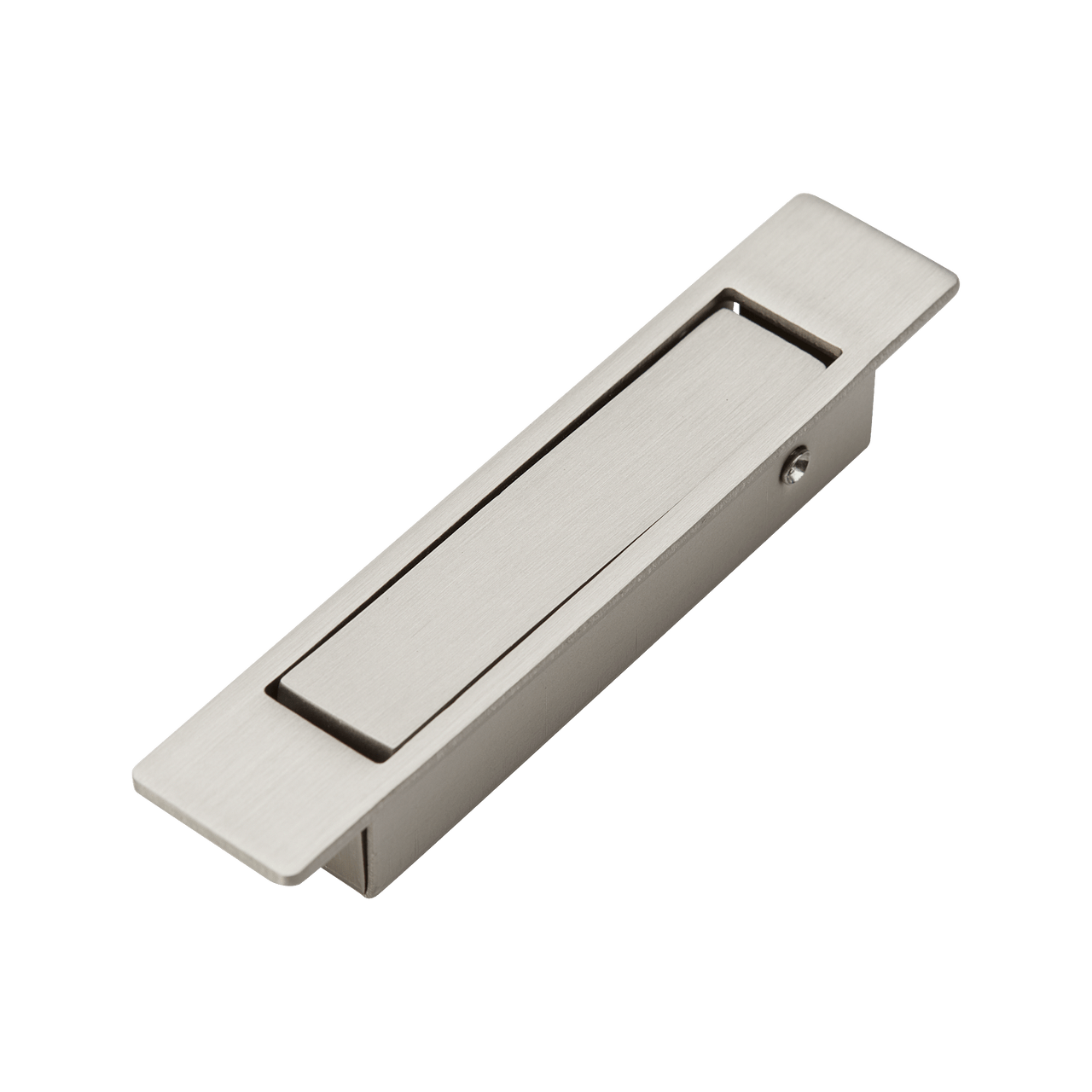 Satin Nickel Concealed Flush Pull Handle 90mm | Mucheln – HardwareBox