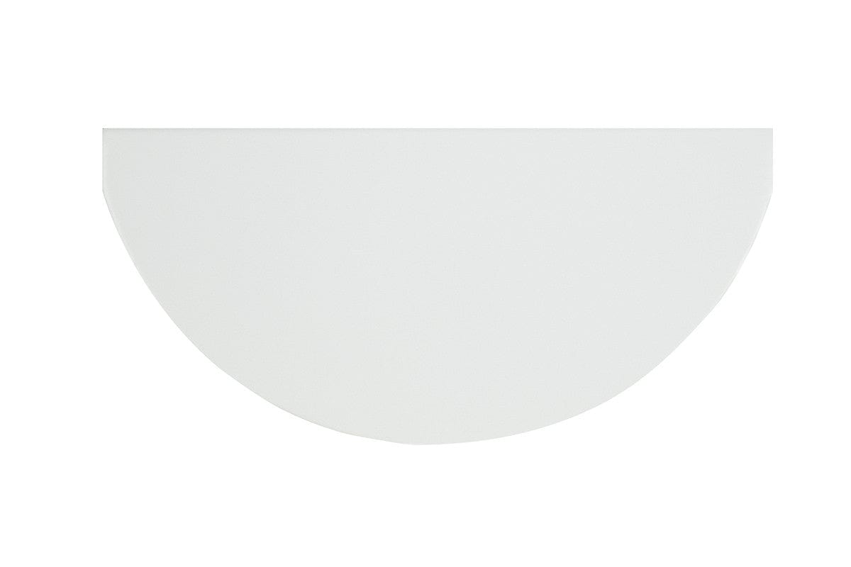 White Half Moon Pull 80mm I Mucheln – HardwareBox