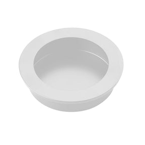 White Round Flush Pull 70mm | Mucheln – HardwareBox