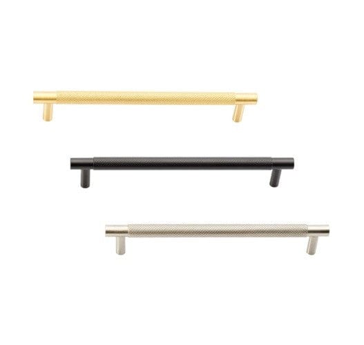 Satin Nickel Zurich Knurled Handle 160mm | Zanda – HardwareBox