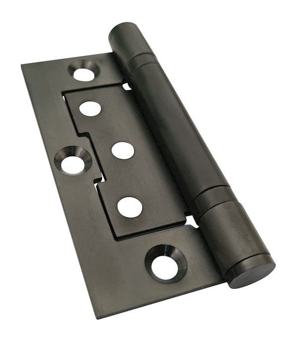 Gunmetal Grey Hirline Hinge 90mm x 65mm (2 Hinges) | Mucheln – HardwareBox