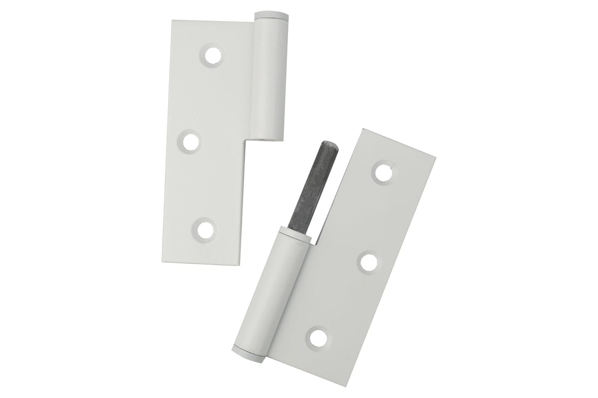 White Lift Off Hinge 90mm x 75mm (2 Hinges) | Mucheln – HardwareBox